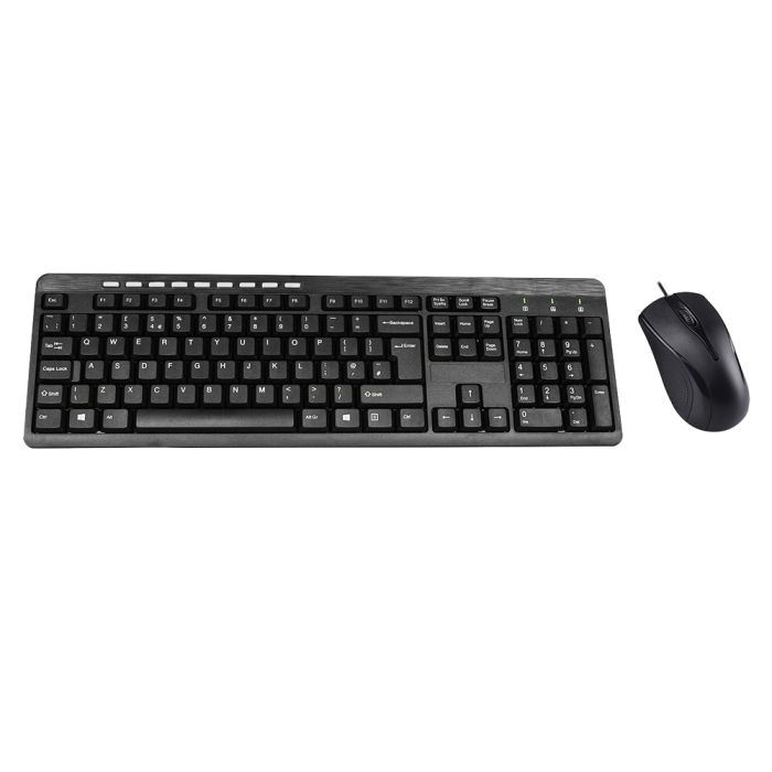 USB Keyboard and Mouse Combo Black | Stone Refurb